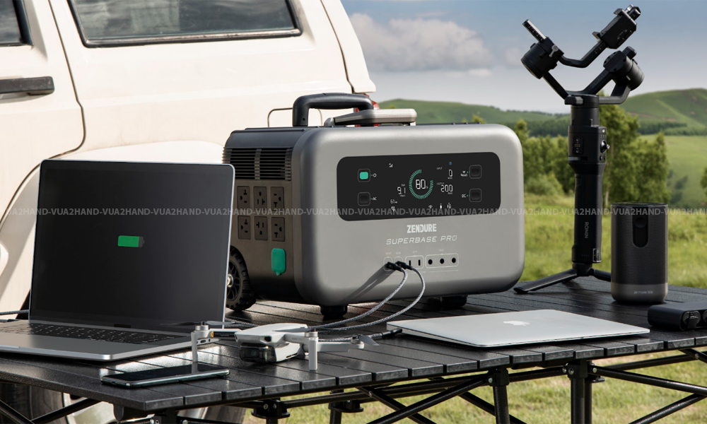 Trải nghiệm trạm điện Zendure Superbase Pro 2000: xịn, mạnh, nhiều tính năng