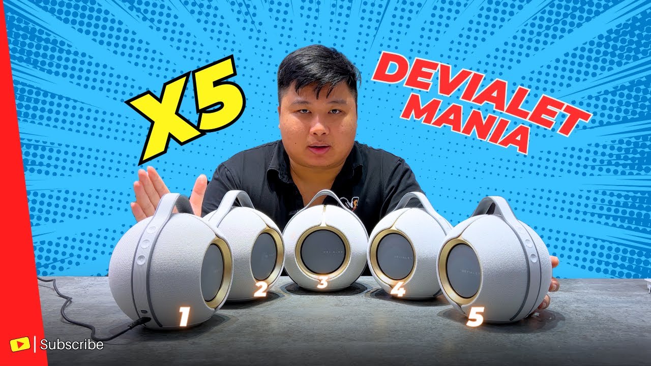 Bass Test 5x Devialet Mania Opera!