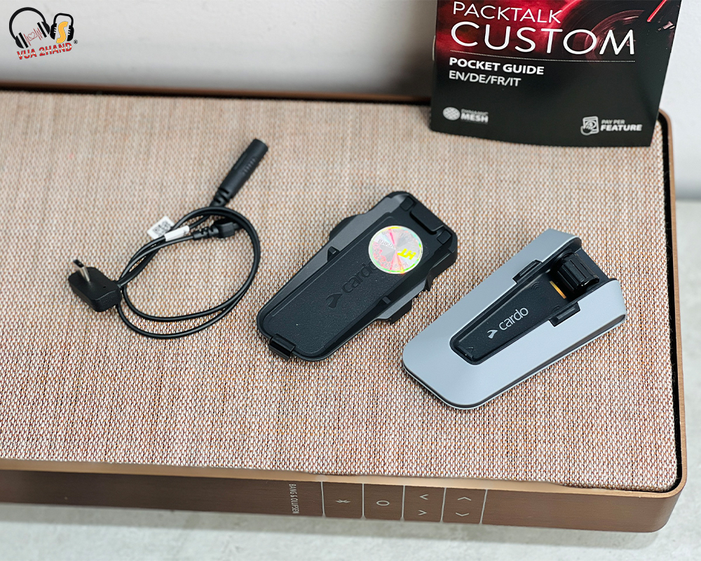 Tai nghe Cardo Packtalk Custom cái nhìn đầu tiên [Phần mềm trả phí đăng ký]