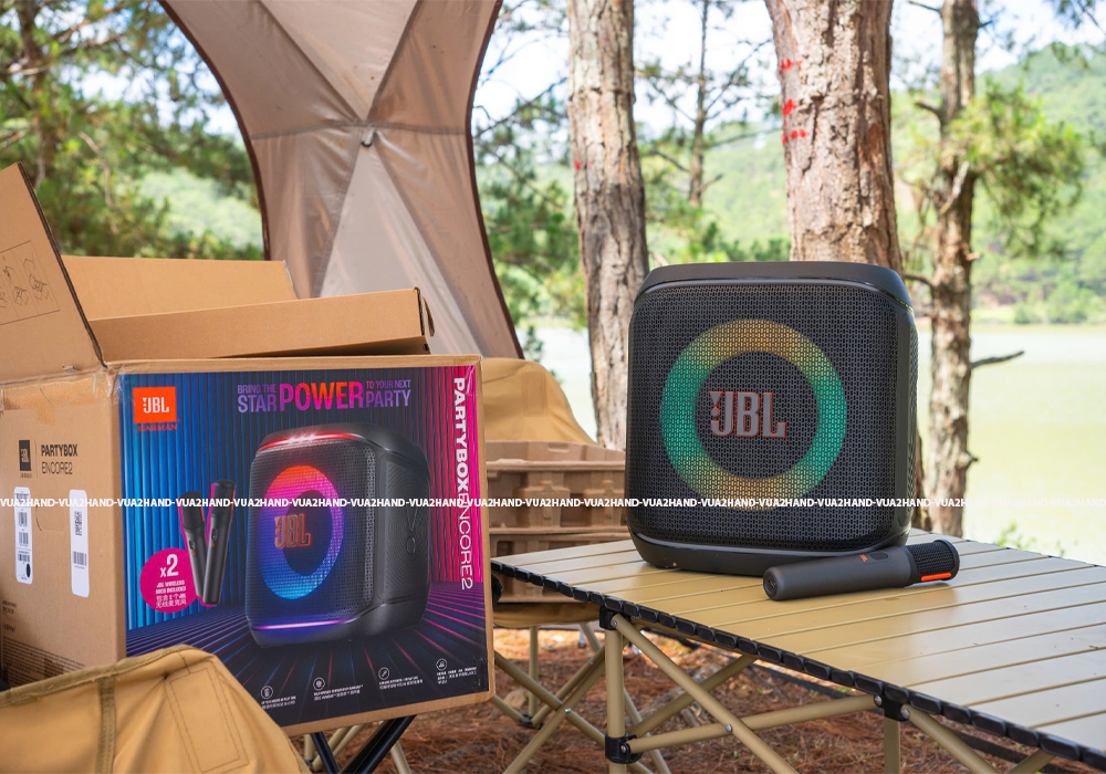 JBL PARTYBOX ENCORE 2 ALL NEW - Pin rời và Micro mới thay đổi toàn diện