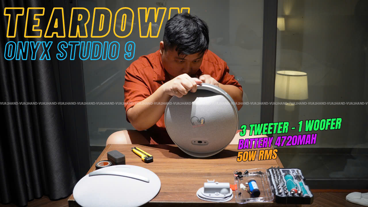 Teardown Harman Kardon Onyx Studio 9 nội thất đổi mới lạ đến cực sốc