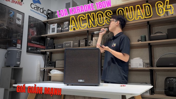 ACNOS QUAD 64 KARAOKE CÔNG SUẤT 180W - DI ĐỘNG