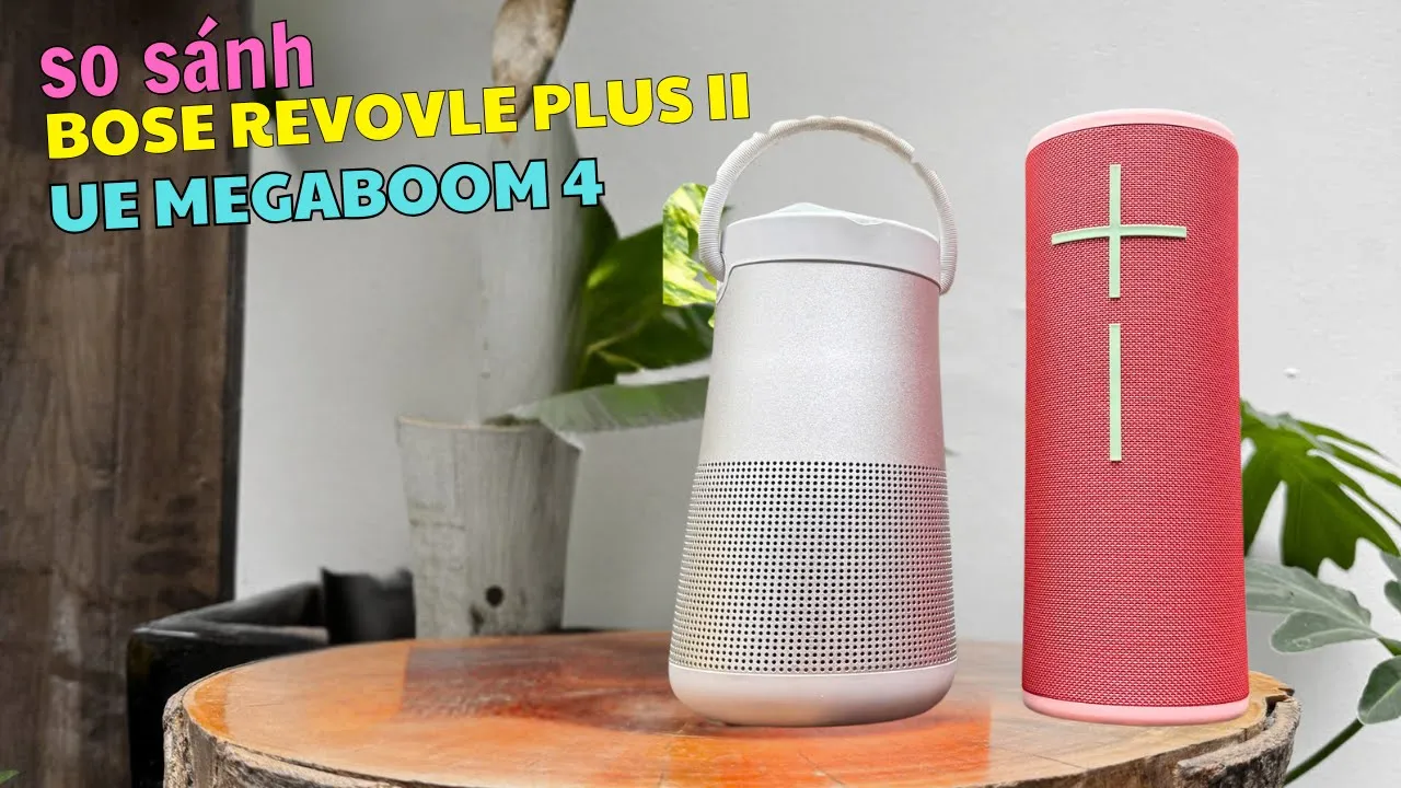 BOSE REVOVLE PLUS II VS UE MEGABOOM 4 - SOLO SPEAKER
