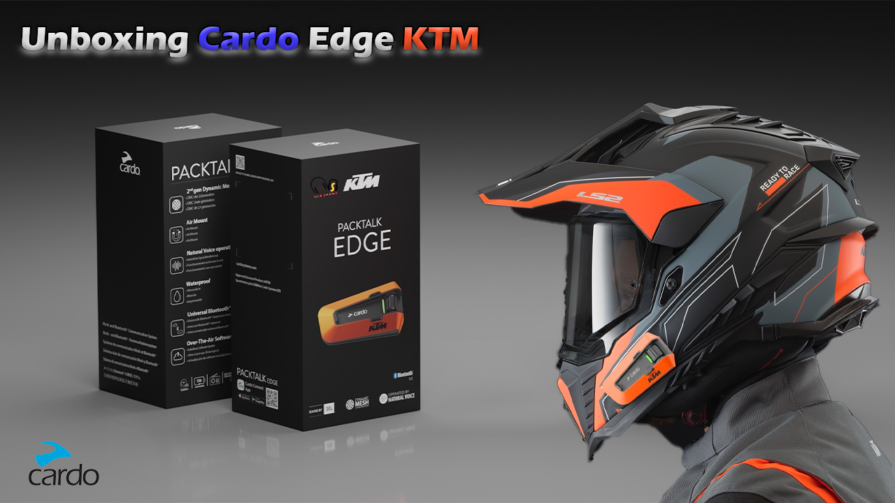 Cardo Edge KTM ra mắt phiên bản bặc biệt